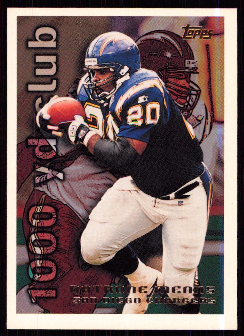 1995 Topps Natrone Means San Diego Chargers #6 | eBay