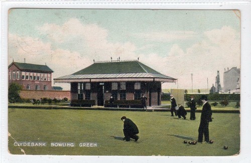 CLYDEBANK BOWLING GREEN: Dunbartonshire postcard (C43053) | eBay
