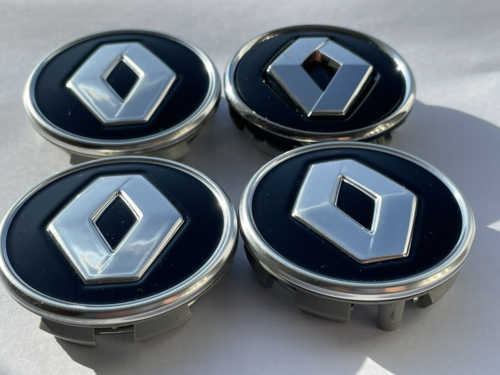 4x Original Renault Rad Naben Kappen Felgen Deckel Abdeckung Radzier ...