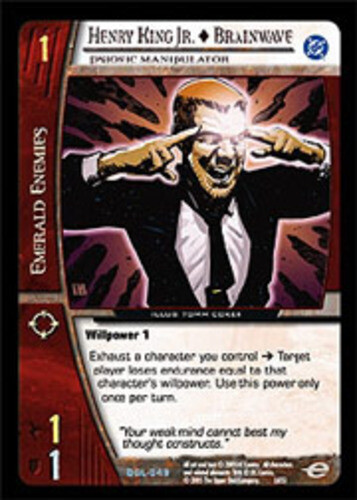 VS System: Henry King Jr. - Foil [Played] DC Green Lantern Corps TCG ...