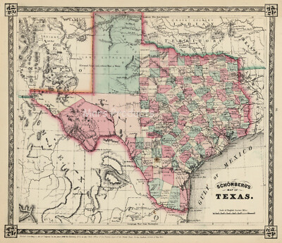 Reproductions - 1866 Map