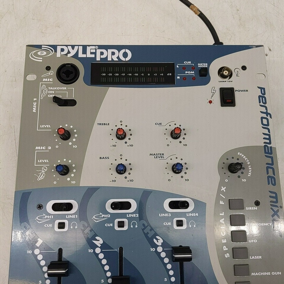 Pyle Pro Three Channel DJ Trick Mixer with Sound Effects PYD1002 | eBay