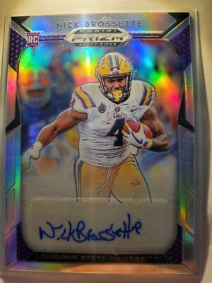 2019 Panini Prizm Silver Draft Picks Nick Brossette RC #275 Football ...