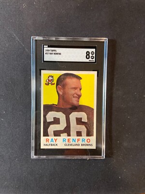 Read description--1959 Topps Football #37 Ray Renfro graded 8 | eBay