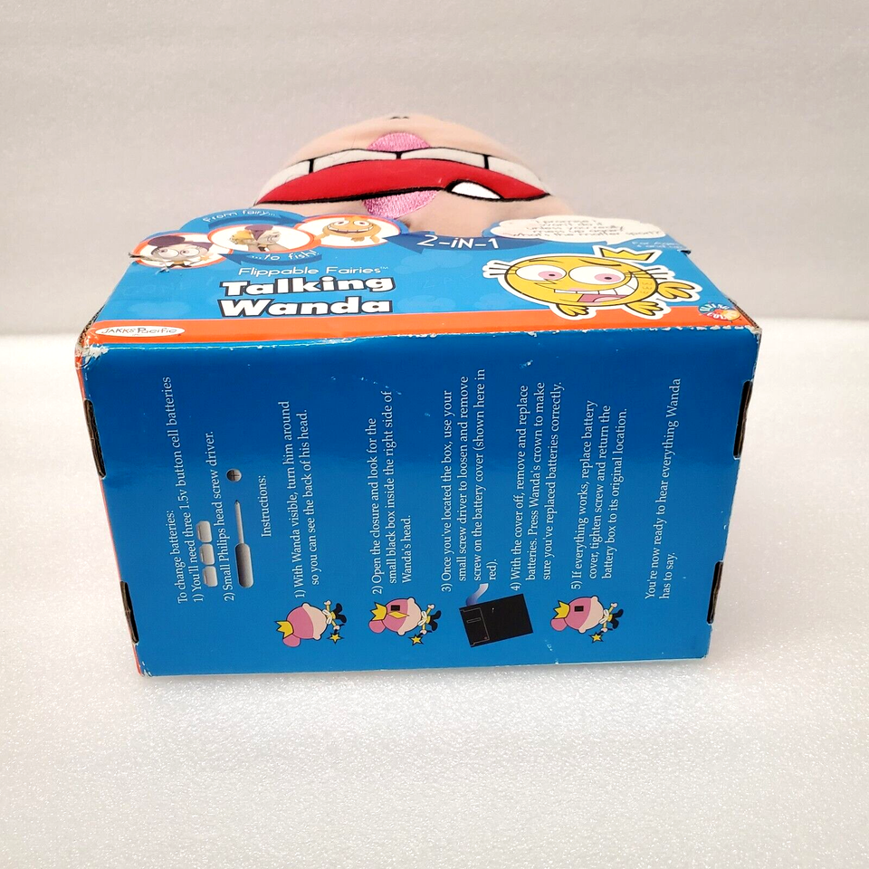 The Fairly Oddparents Parents! Talking Wanda Flippable Fairies Plush ...