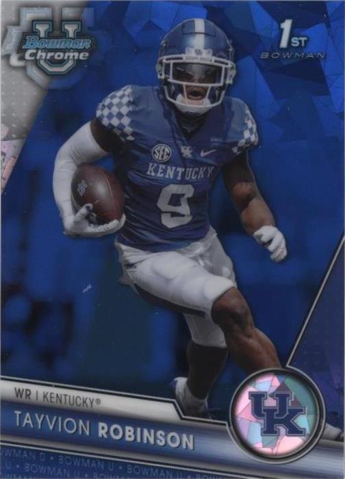 2023 Bowman University Chrome Sapphire Edition - Tayvion Robinson #12 ...