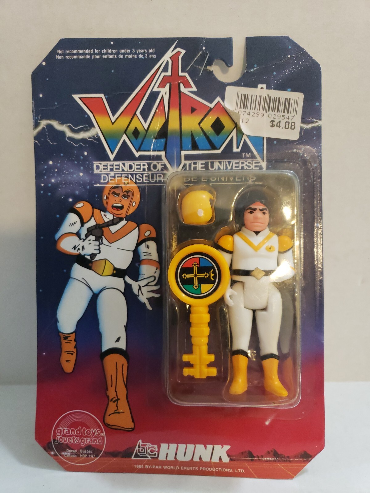 VINTAGE 1984 - VOLTRON DEFENDER OF THE UNIVERSE - HUNK ACTION FIGURE | eBay