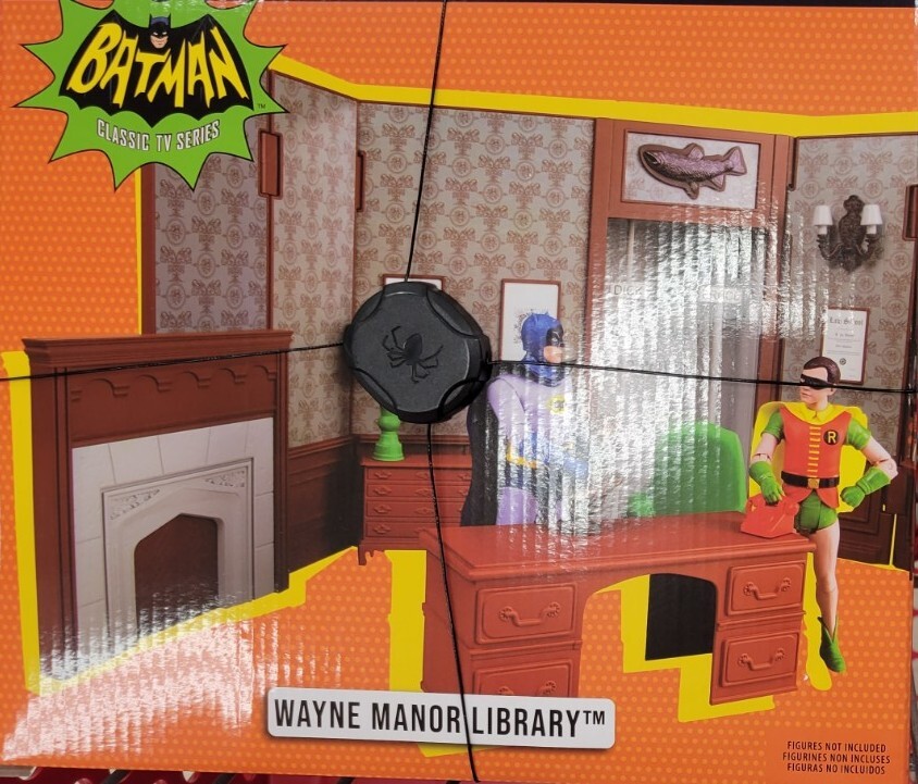 McFarlane Toys Batman '66 Wayne Manor Library (Target Exclusive) IN ...