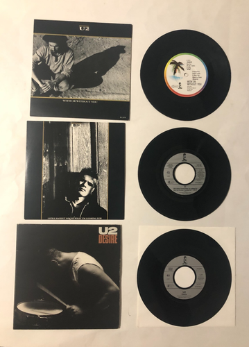 U2 - vinyl singles bundle 45 RPM (Lot of 3) | eBay