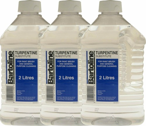 Bartoline Turpentine Substitute White Spirit Paint Cleaning Turps Brush ...