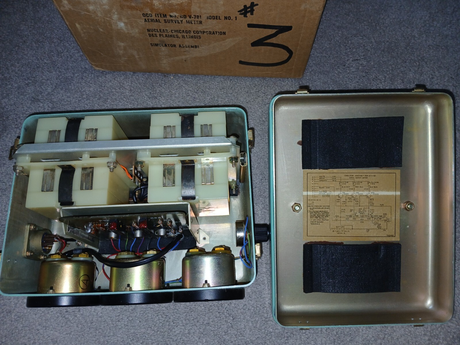 Civil Defense CD V-781 Model 1 Aerial Radiation Monitoring Set | eBay