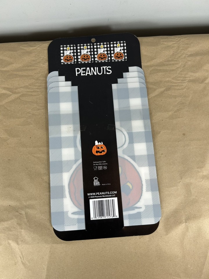 PEANUTS SNOOPY 4 HALLOWEEN KITCHEN FLEXIBLE CUTTING BOARDS New ...