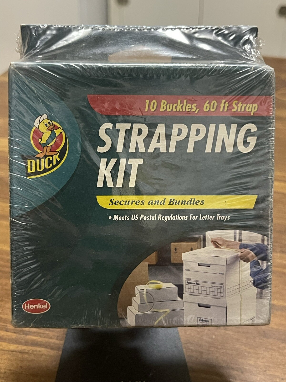 6 Strapping Kits Duck BRAND Henkel Secures & Bundles 60 Feet 10 Buckles ...