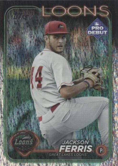 2024 Topps Pro Debut - Jackson Ferris #PD-109 Sparkle Foil /175 (RC ...