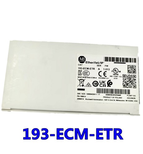 1PCS Allen-Bradley 193-ECM-ETR E300 EtherNet/IP Communication Module ...