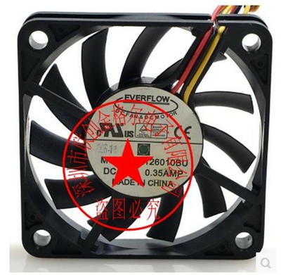 1pc EVERFLOW R125010BH DC12V0.25A 50*50*10MM 3wire 90 warranty #M644D ...