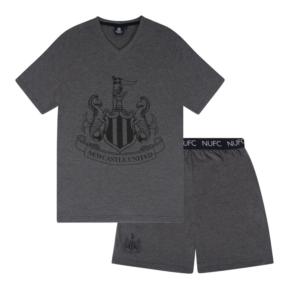 Newcastle United Mens Pyjamas Short Loungewear OFFICIAL Football Gift ...