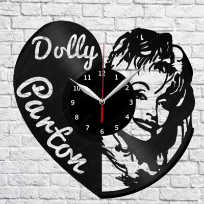 Dolly Parton Vinyl Clock Record Wall Clock Decor Fan Art Home 3122 | eBay