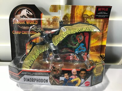 Jurassic World Attack Pack Camp Cretaceous Dimorphodon Figure Dinosaur ...