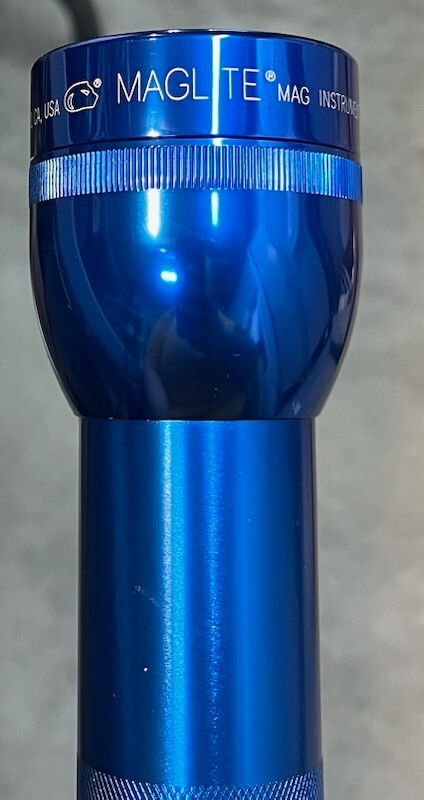 Maglite 4D Cell Flashlight, 15", blue, Gently Used | eBay