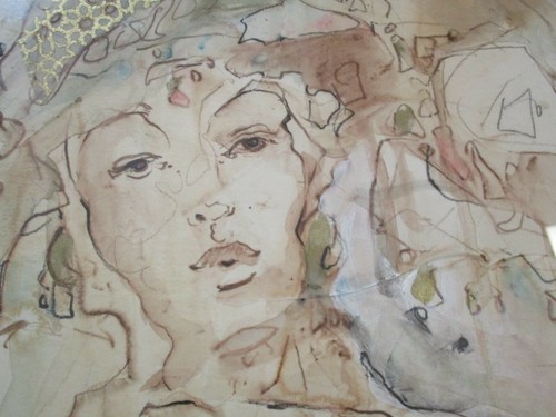 MARTA GOTTFRIED ORIGINAL PAINTING MODERNISM PRETTY FEMALE WOMAN MODEL ...