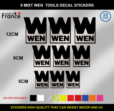WEN TOOLS Véritable decal autocollant deco moto casque voiture ...