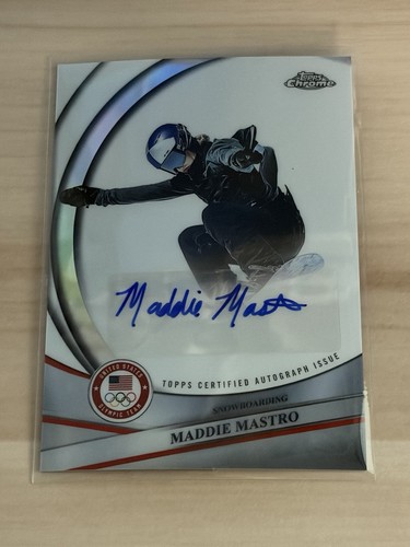 2026 Topps Chrome U.S. Winter Olympic Team - Maddie Mastro #BCA-MMA ...