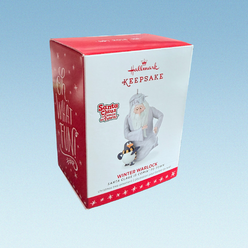 Hallmark Ornament 2016 WINTER WARLOCK Santa Claus is Comin' to Town ...