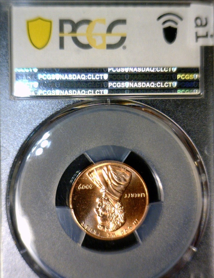 2009 ERROR PCGS MS65 WDDR #043 Lincoln Cent Coin Doubled Die Cherry ...