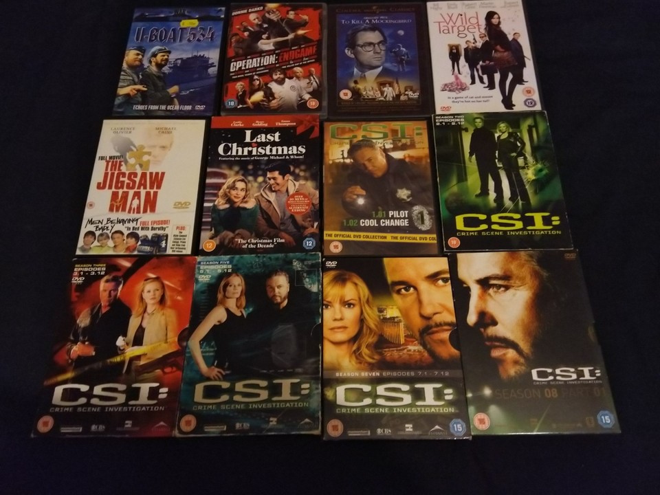 50+ x dvd movie bundle C (Some CSI Box sets) | eBay UK