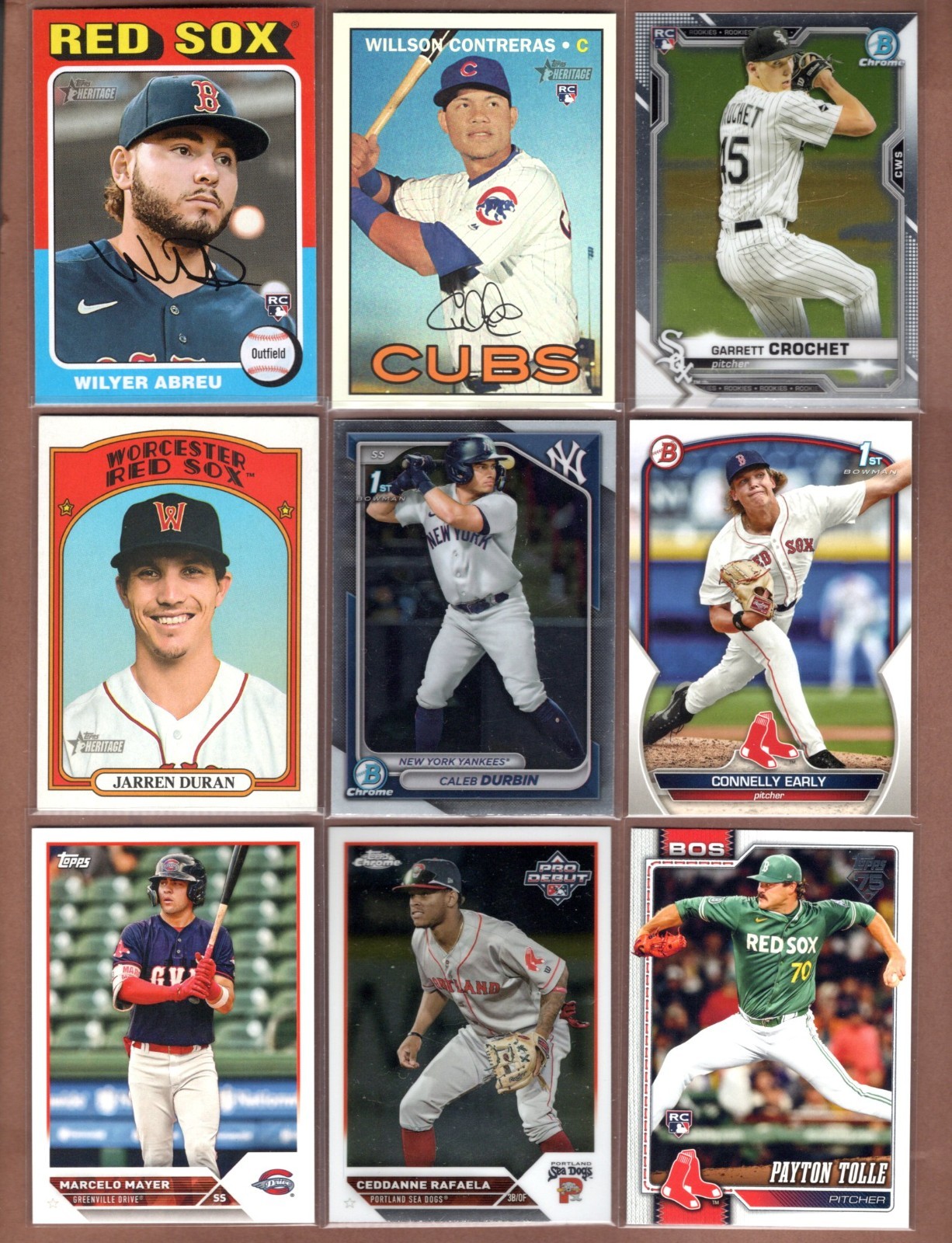 2023 Bowman Prospects ROMAN ANTHONY +2023 Bowman Draft CONNELLY EARLY ...