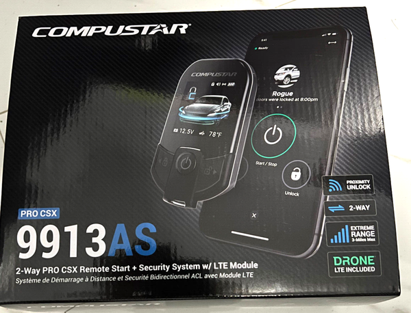 Compustar CSXP9913-AS PRO All-in-One 2-Way Remote Start w/LTE Drone ...