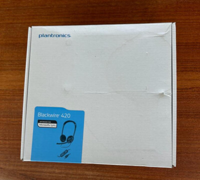 Plantronics Blackwire 420 Headset Skype Conference Call New Open Box | eBay