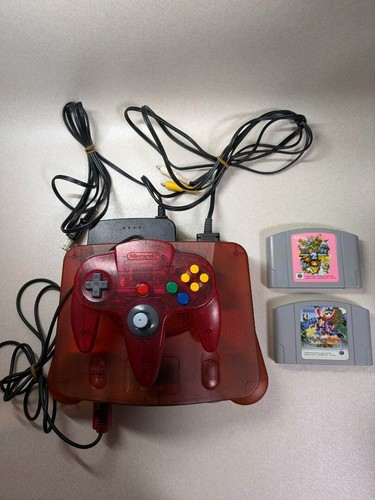Nintendo 64 Console Clear Red from japan tested | eBay