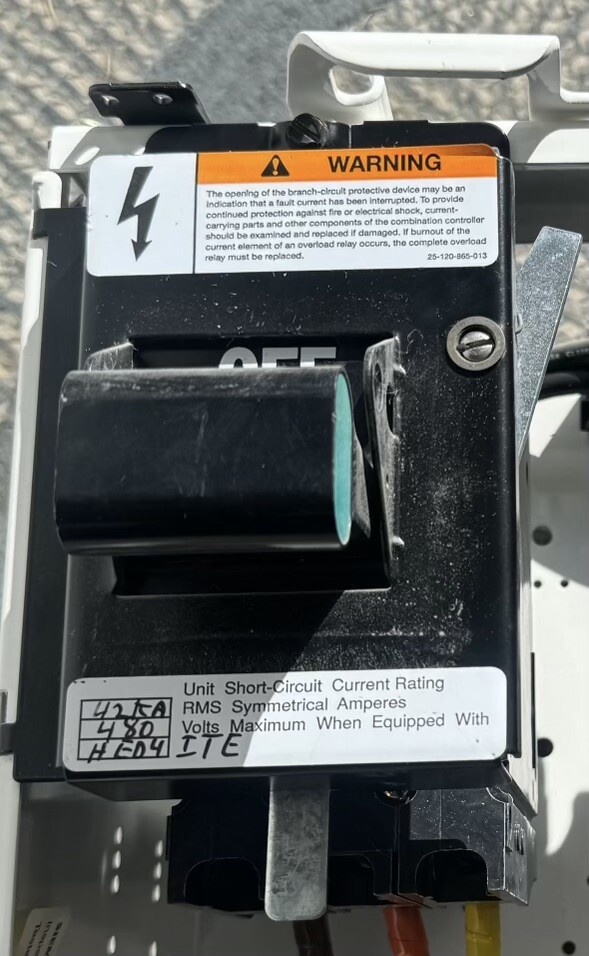 SIEMENS 25-135-017-553 GRAY MCC Breaker Handle Switch Mechanism QTY | eBay