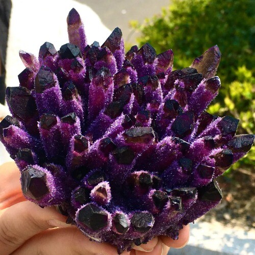 Natural Violet Ghost Phantom Quartz Crystal Cluster Healing Specimen | eBay