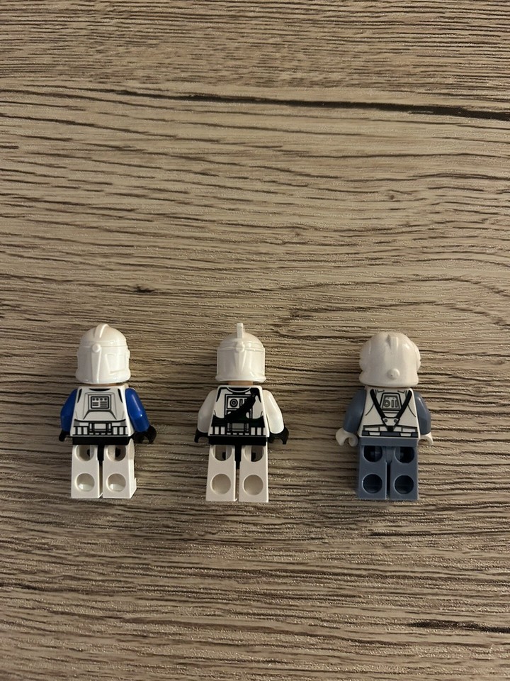 Lego Star Wars Clone Trooper Lot (Commander Gree, 501st Legion, Captain ...