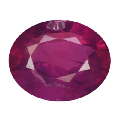 0.37Ct UNHEATED GOOD REDDISH PINK RUBY GEMSTONE | eBay Australia