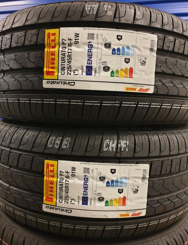 2X PIRELLI P7 CINTURATO CAR TYRES 225/45 ZR17 91W RUNFLAT SSR* 225 45 ...