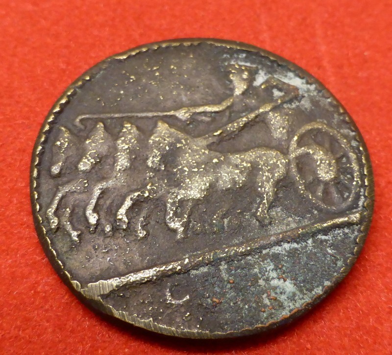 Antike römisches Reich 27 v. Chr. Münze Token Lvervsavgarm Parthmaxirp ...