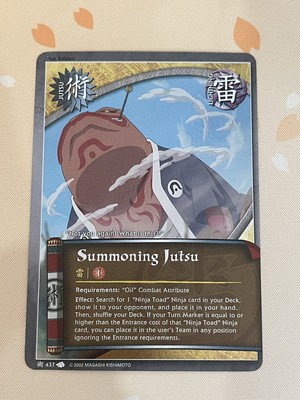 Naruto CCG, Summoning Jutsu, 437, 1st Edition, P/LP, Foil | eBay