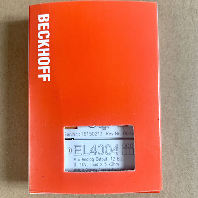 1PC New For BECKHOFF PLC module EL4004 Free Shipping#QW 856773327741| eBay