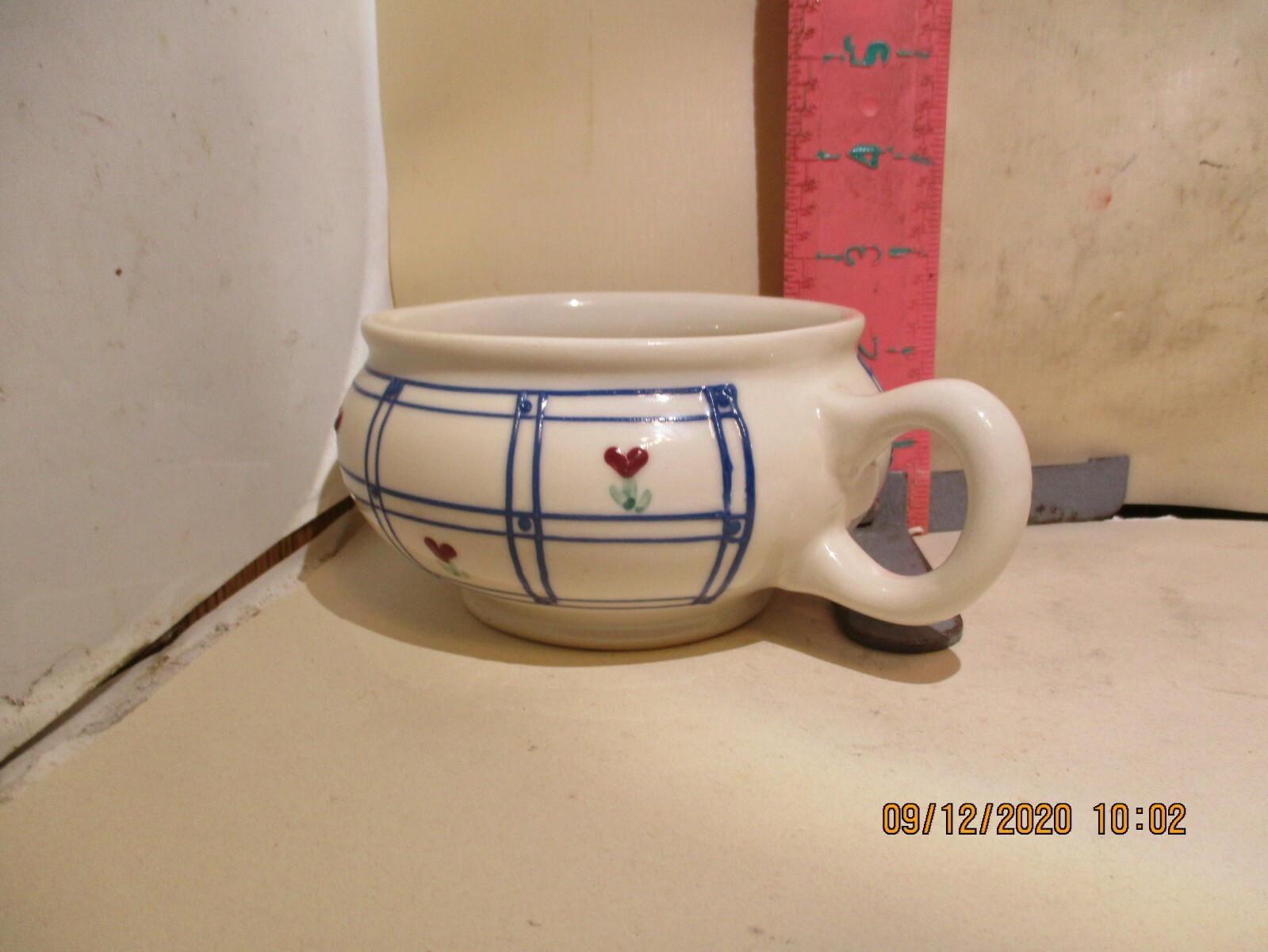 HEARTSTONE POTTERY SOUP MUG - INITIALED UNDER HANDLE - NO DAMAGE! | eBay