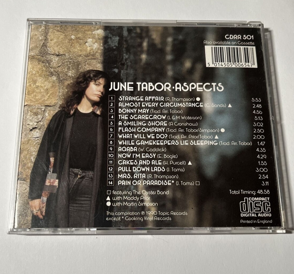 June Tabor CDs: Airs and Graces (Topic Treas. dlx 2019) 4 bonus trx ...