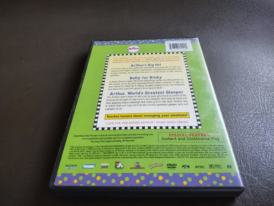 Arthur - Arthur's Big Hit (DVD, 2006) Animated 828768151990| eBay