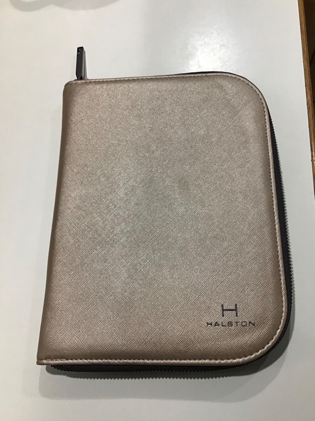 Halston Jewelry Portfolio Jewelry Travel Case Gold EUC | eBay