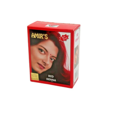 1 Box 60g Amir RED Herbal Henna Powder (6 Pouches x 10g) Natural | eBay ...