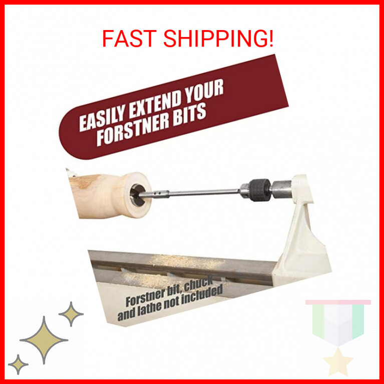 Fulton 10 inch Long Forstner Bit Extension for Adding Over 8" of ...