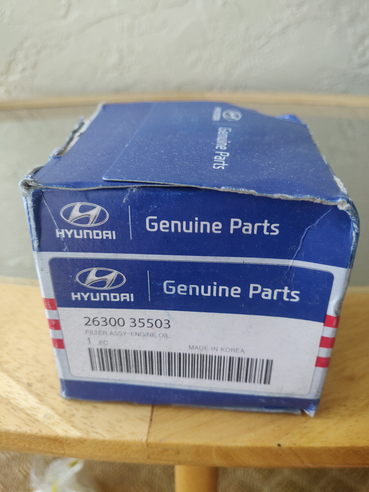 HYUNDAI Genuine OEM Oil Filter 26300-35503 - NEW UNOPENED | eBay