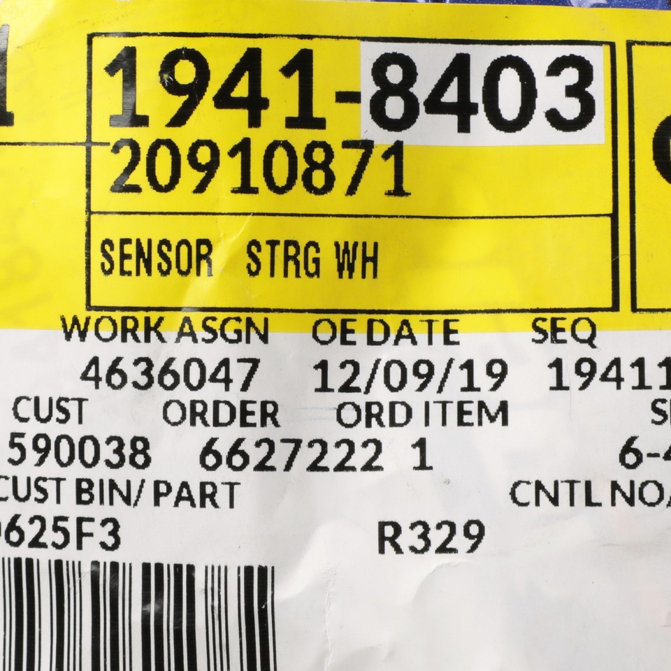 OEM NEW GM Steering Wheel Position Sensor 10-14 Cadillac Chevrolet GMC ...